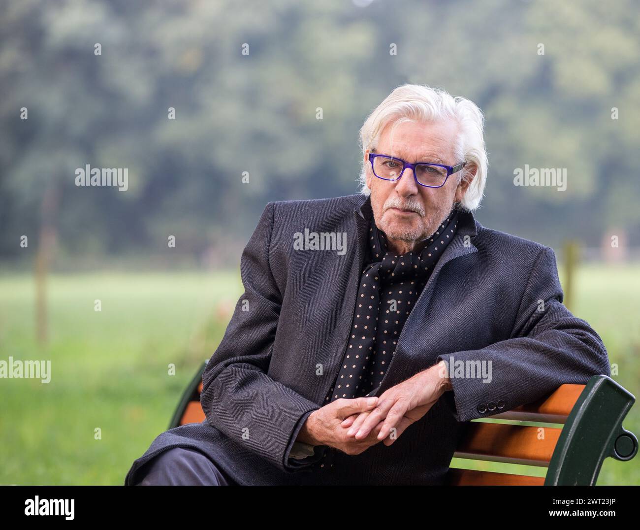 Portrait of Jan Siebelink, famous Dutch writer. Nethelands - vvbvanbree ...