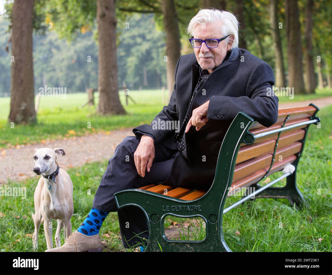 Portrait of Jan Siebelink, famous Dutch writer. Nethelands - vvbvanbree ...