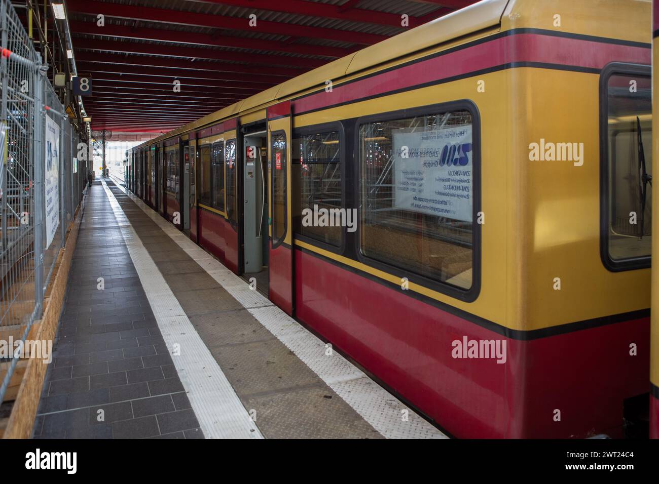 September 2022 - subway, overground and rail traffic in Berlin, capital ...