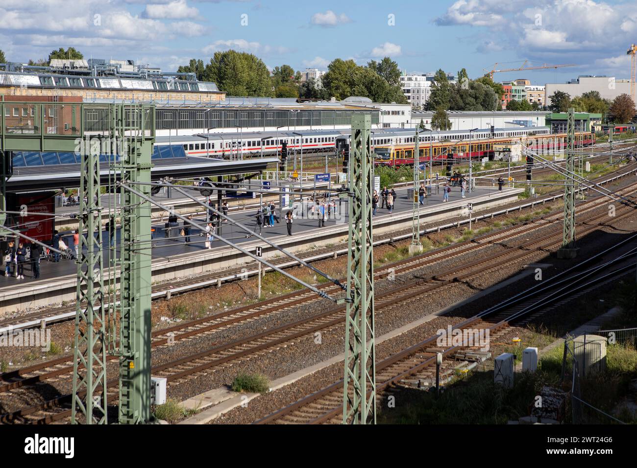September 2022 - subway, overground and rail traffic in Berlin, capital ...