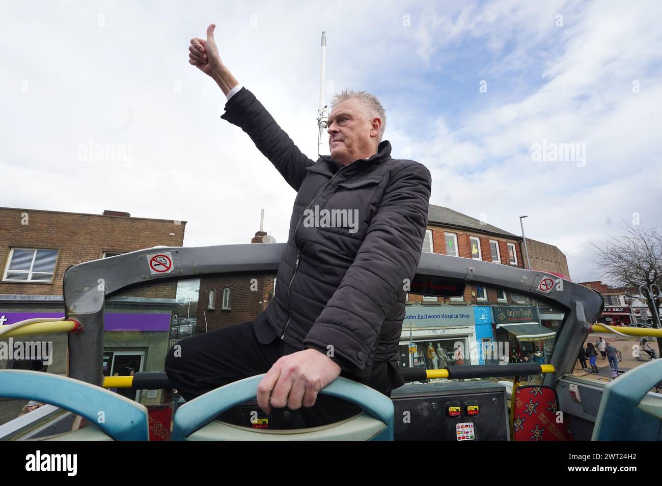 Newly-defected former Conservative deputy chairman Lee Anderson MP in ...