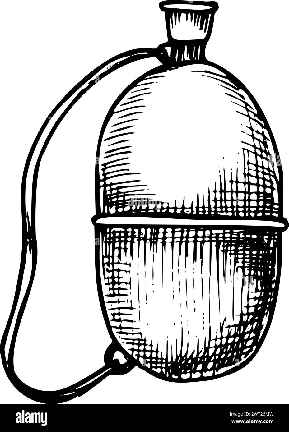 Painted flask Cut Out Stock Images & Pictures - Alamy