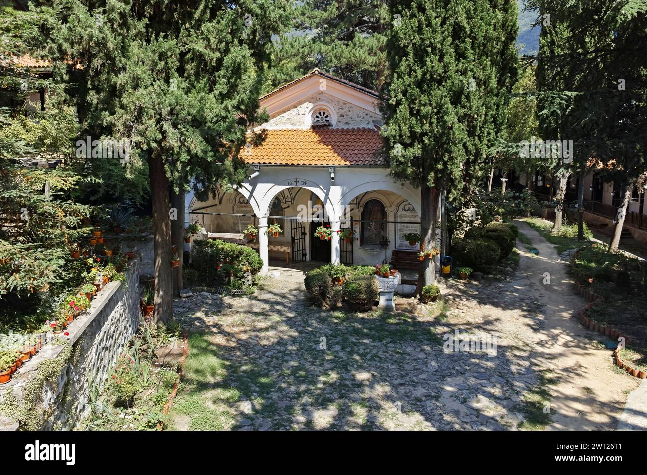Panorama of Medieval Maglizh Monastery of Saint Nicholas, Stara Zagora ...