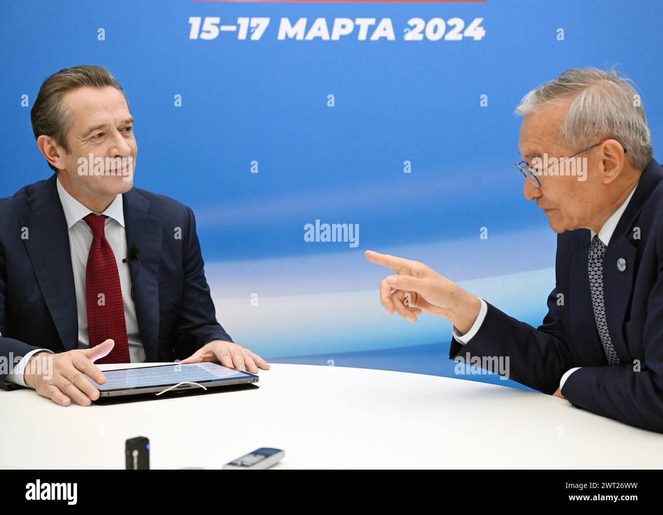 Russian presidential elections. Meeting with international observers of ...