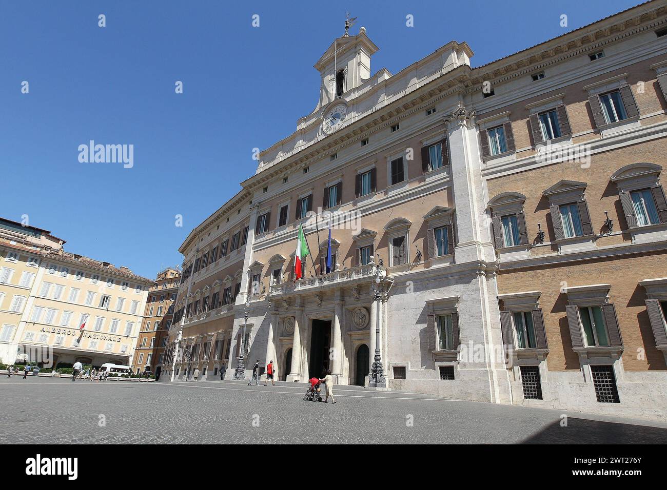 Montecitorio view hi-res stock photography and images - Alamy
