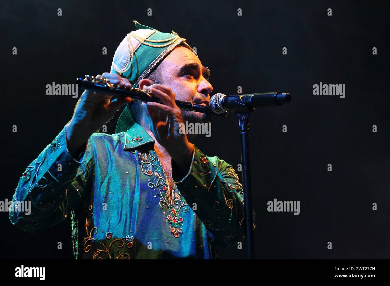 Elio, leader and singer of pop group Elio E Le Storie Tese, during a ...