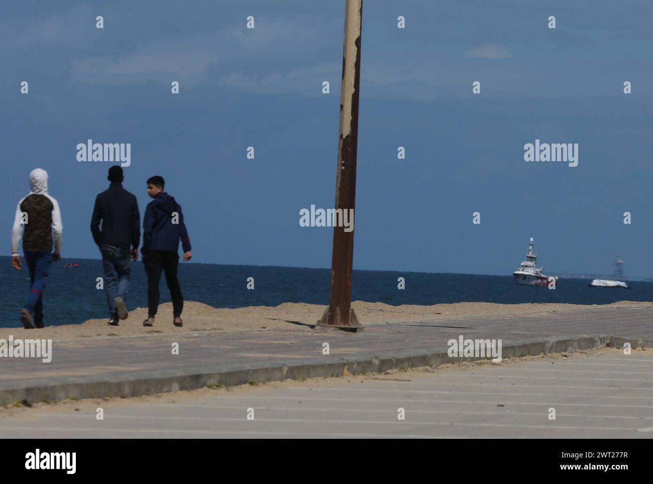 The Open Arms maritime vessel that set sail from Larnaca in Cyprus ...