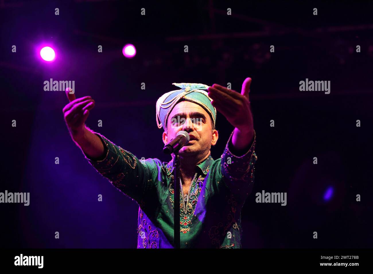 Elio, leader and singer of pop group Elio E Le Storie Tese, during a ...