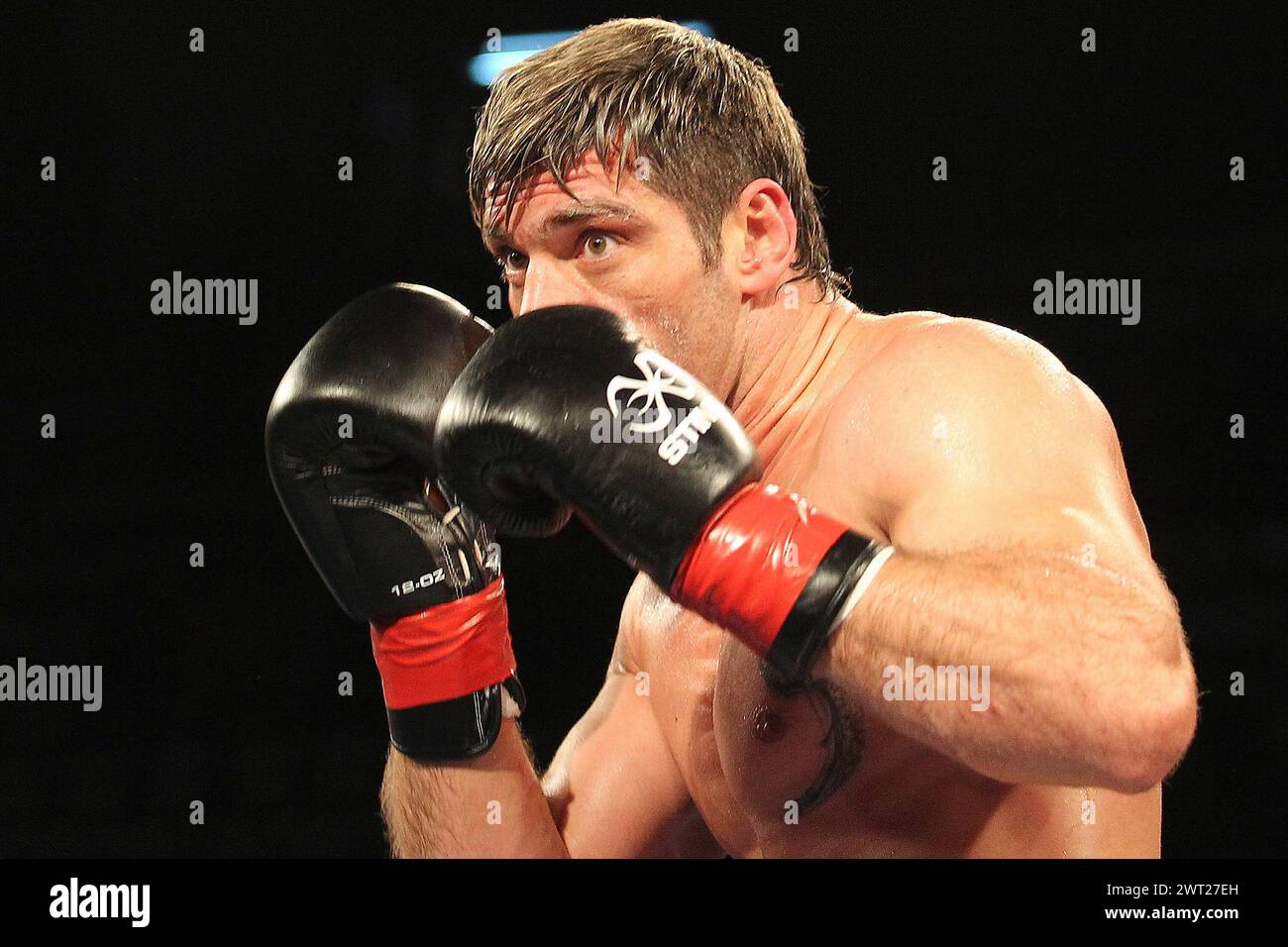Italian boxer Clemente Russo during the qualifying match at Rio 2016 ...