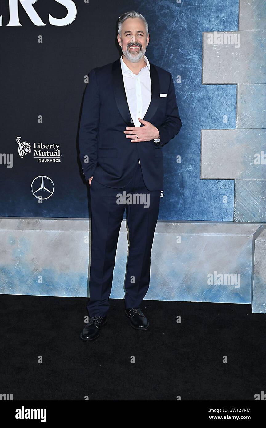 Shane Reid arrives at the NYC Premiere of "Ghostbusters: Frozen Empire ...