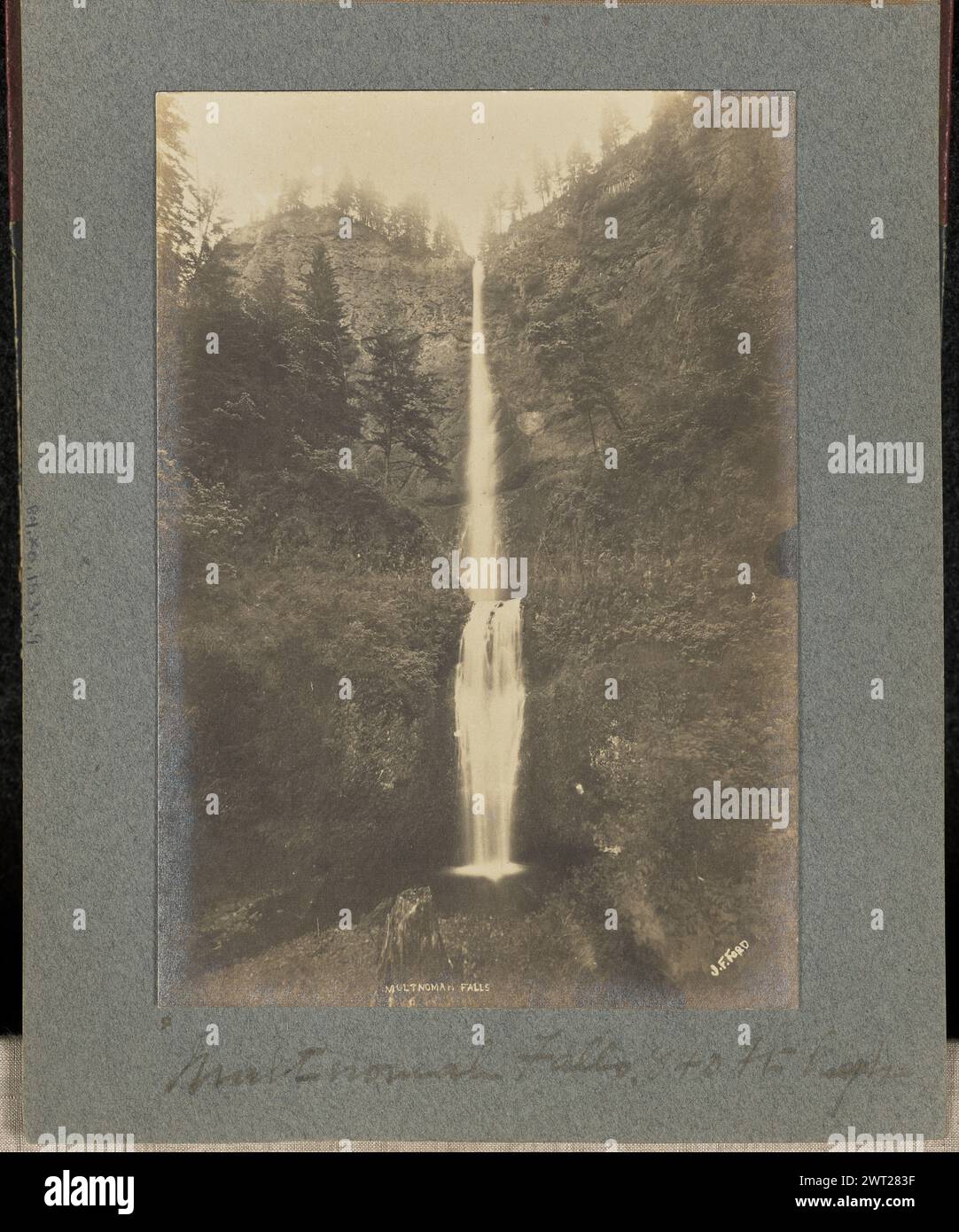 Multnomah Falls, 840 ft. high. J.F. Ford, photographer (American ...