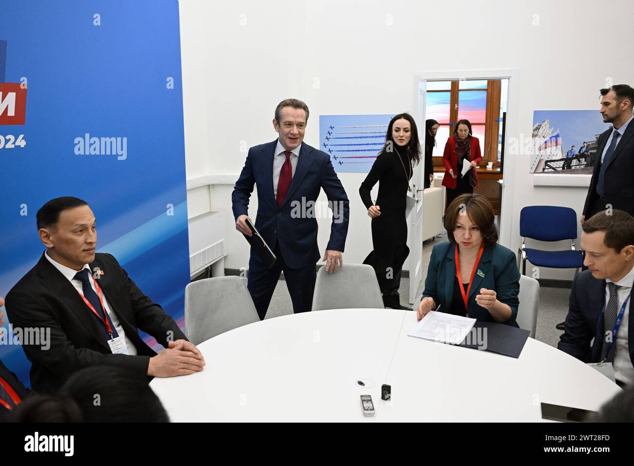 Russian presidential elections. Meeting with international observers of ...
