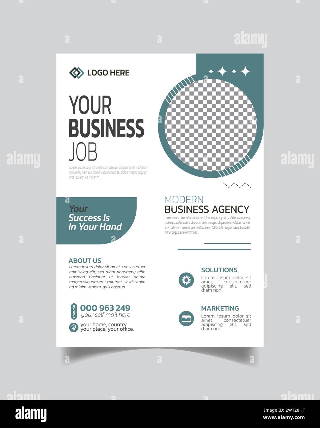 Stylish Business Flyer or Elegant Business Leaflet Creativity Business ...