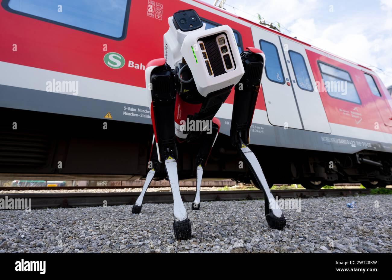 Oberhaching, Germany. 15th Mar, 2024. Deutsche Bahn's "Spot" robot ...