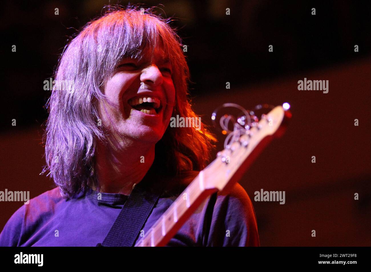 Jazz guitarist Mike Stern in concert at "Campania Center" with Victor ...