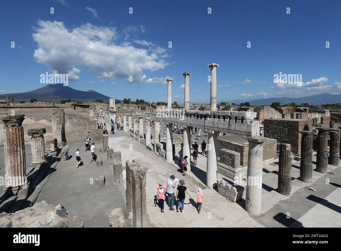 A view, from the Championnet complex of the main square of the ...