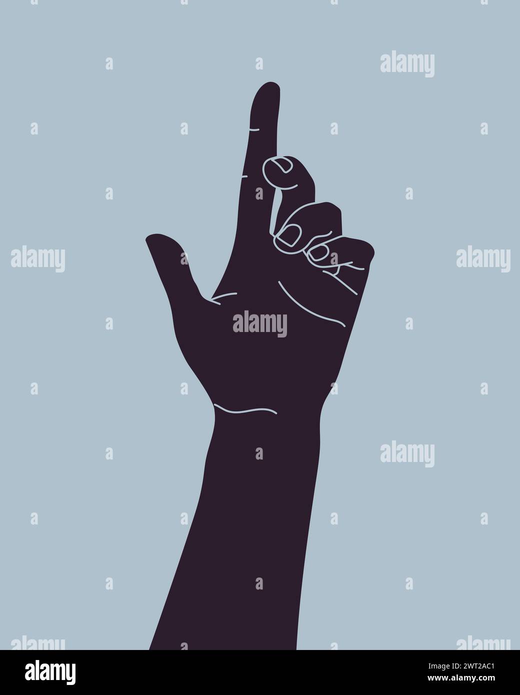 Hands reaching out. Hand gesture of help. Give me your hand. Vector ...