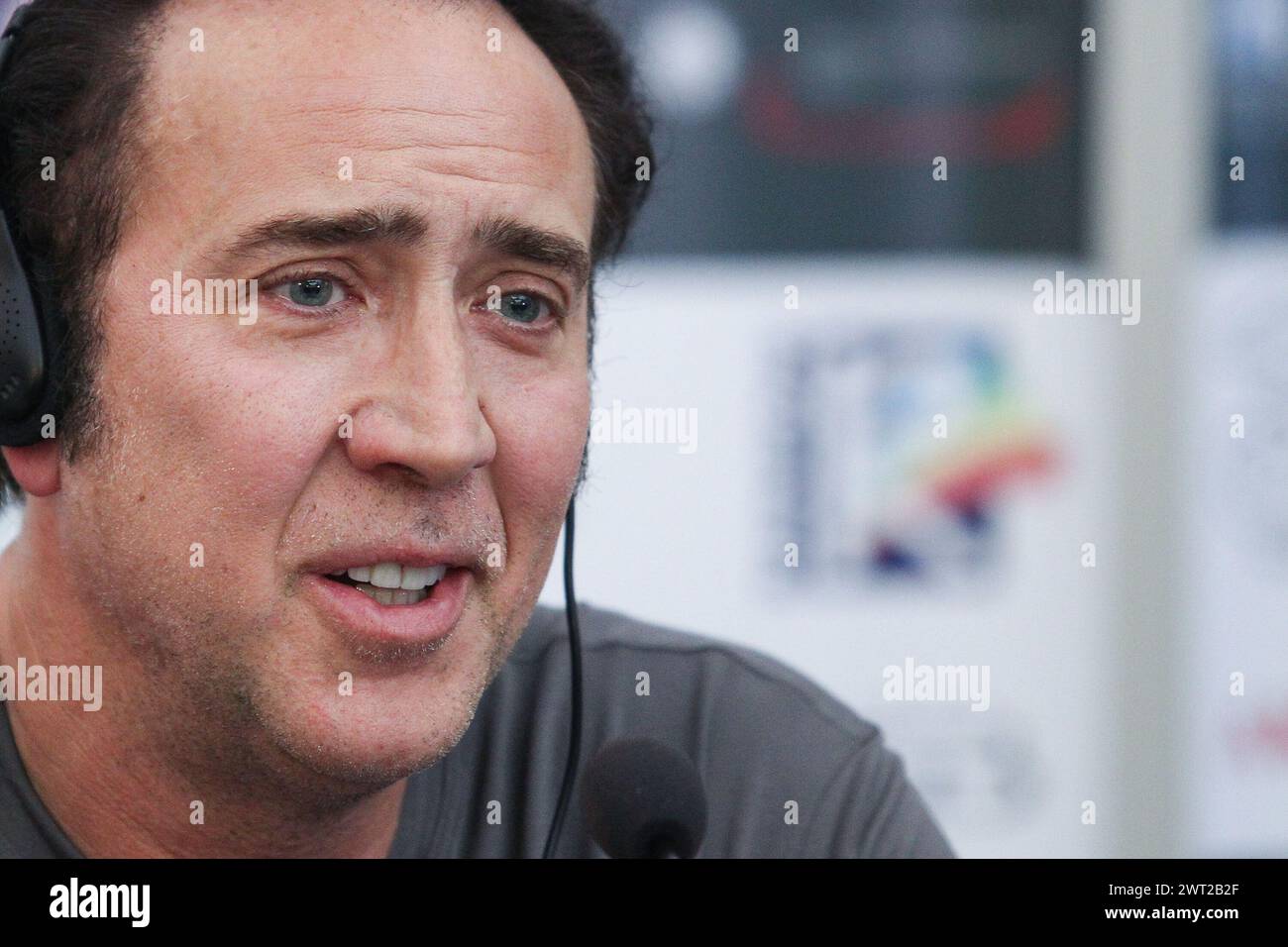 The actor, Nicolas Cage, during a press conference at Global Fest Stock ...