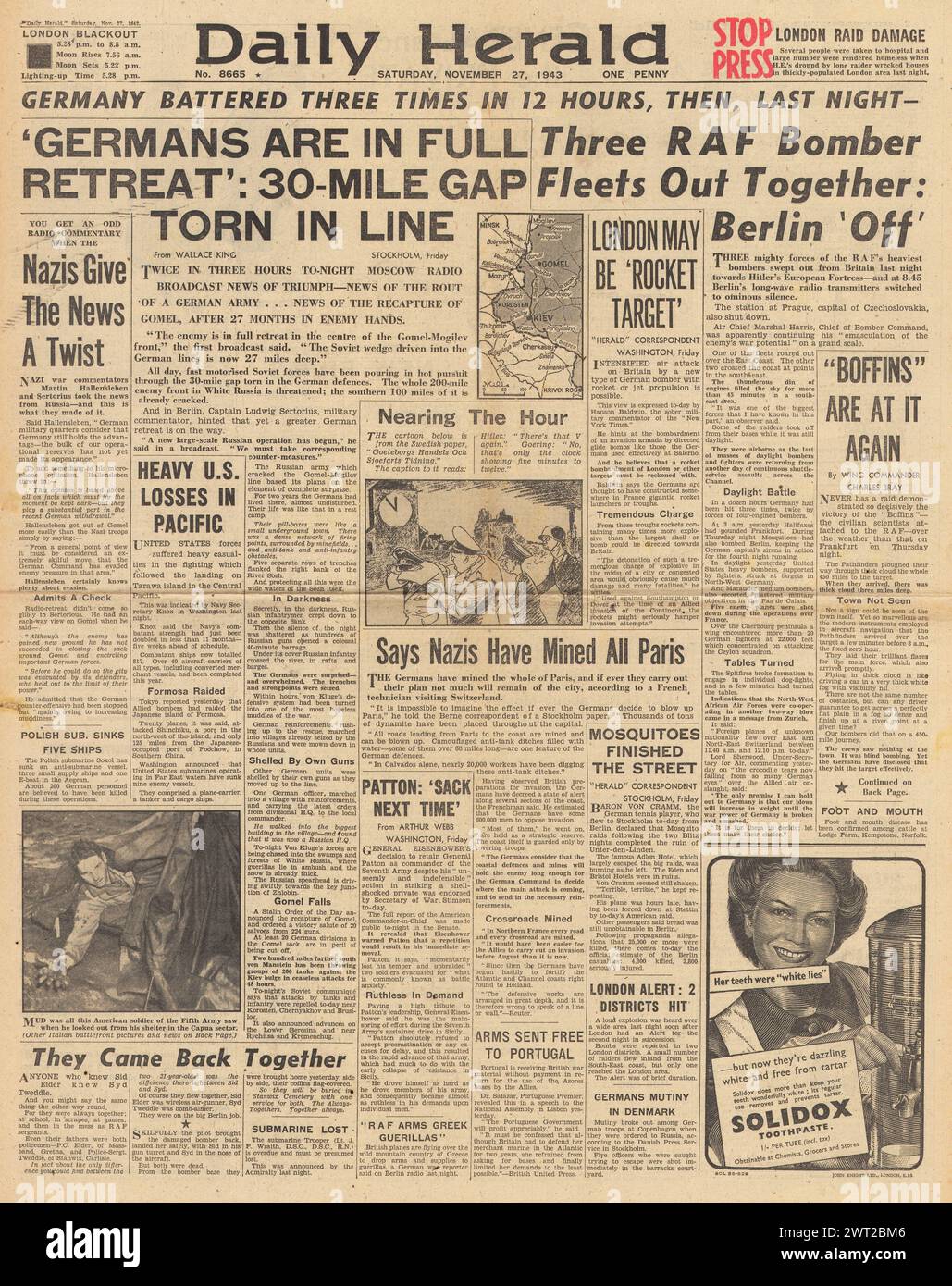 German air raid 1943 hi-res stock photography and images - Alamy