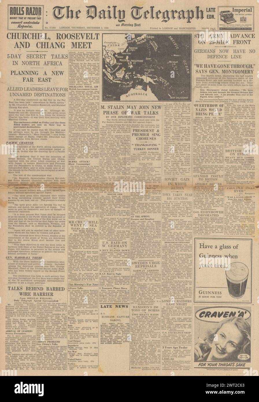 Cairo conference chiang kai shek hi-res stock photography and images ...