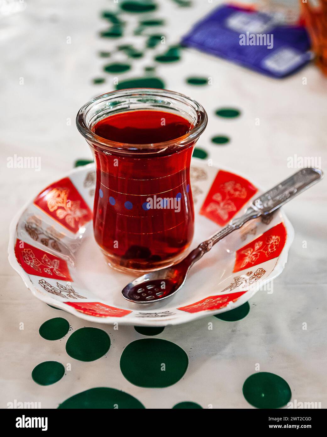 the inimitable Arabic tea that is offered on any occasion Stock Photo ...