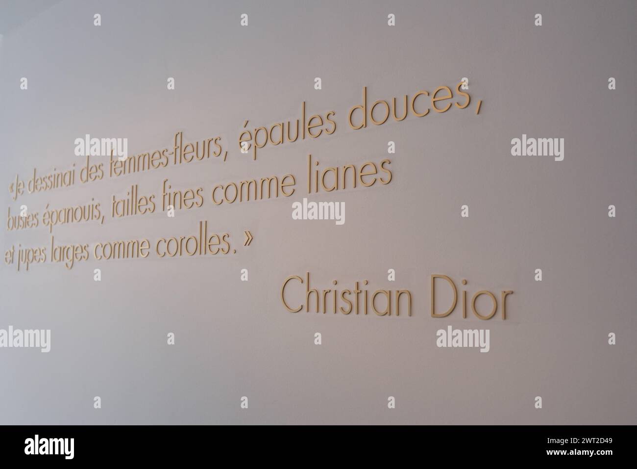 Fashion designer Christian Dior made his debut in this private mansion ...