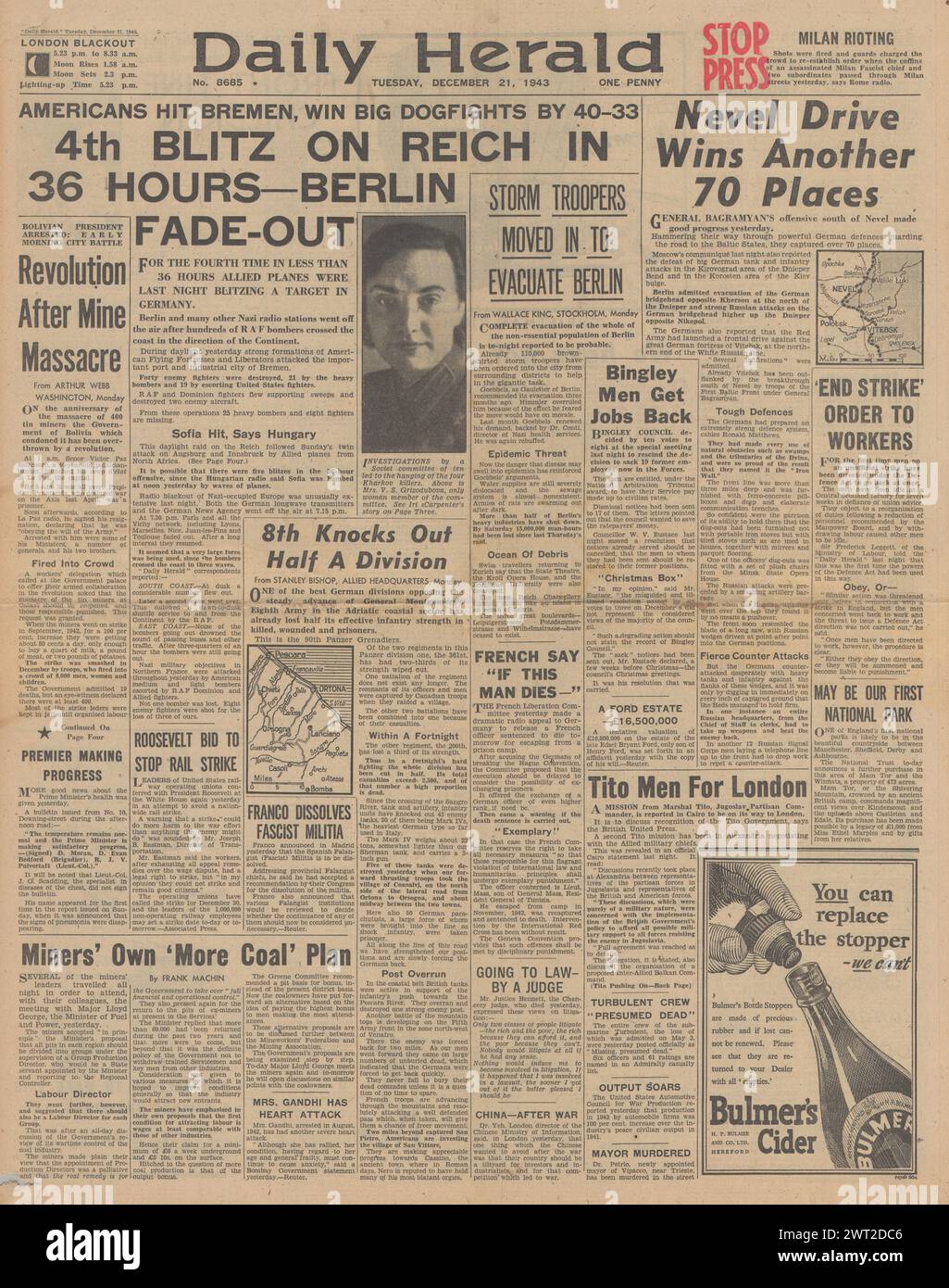 Battle of ortona 1943 hi-res stock photography and images - Alamy