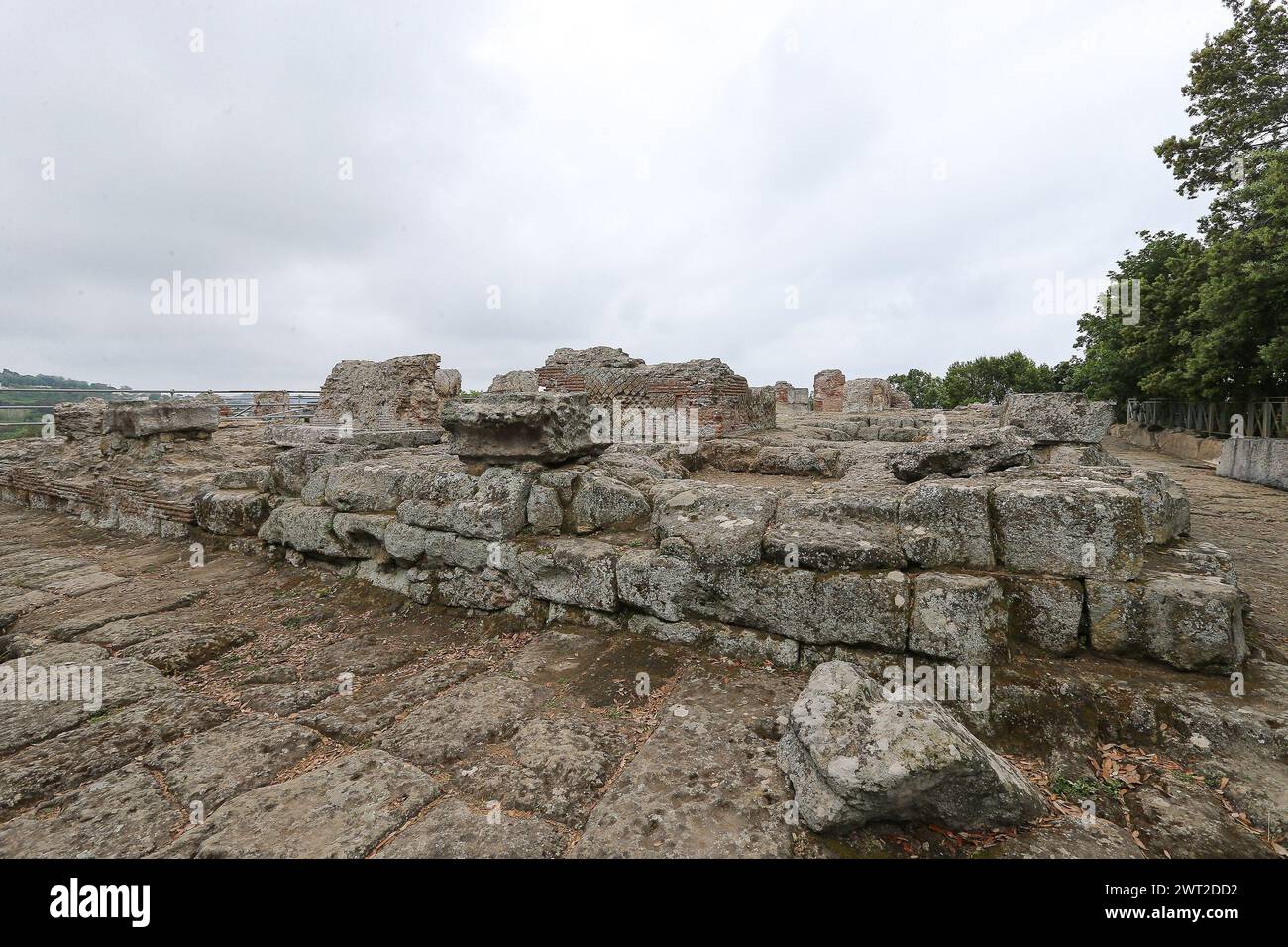 The temple of Apollo, located above the cave of the Sibilla Cumana, the ...