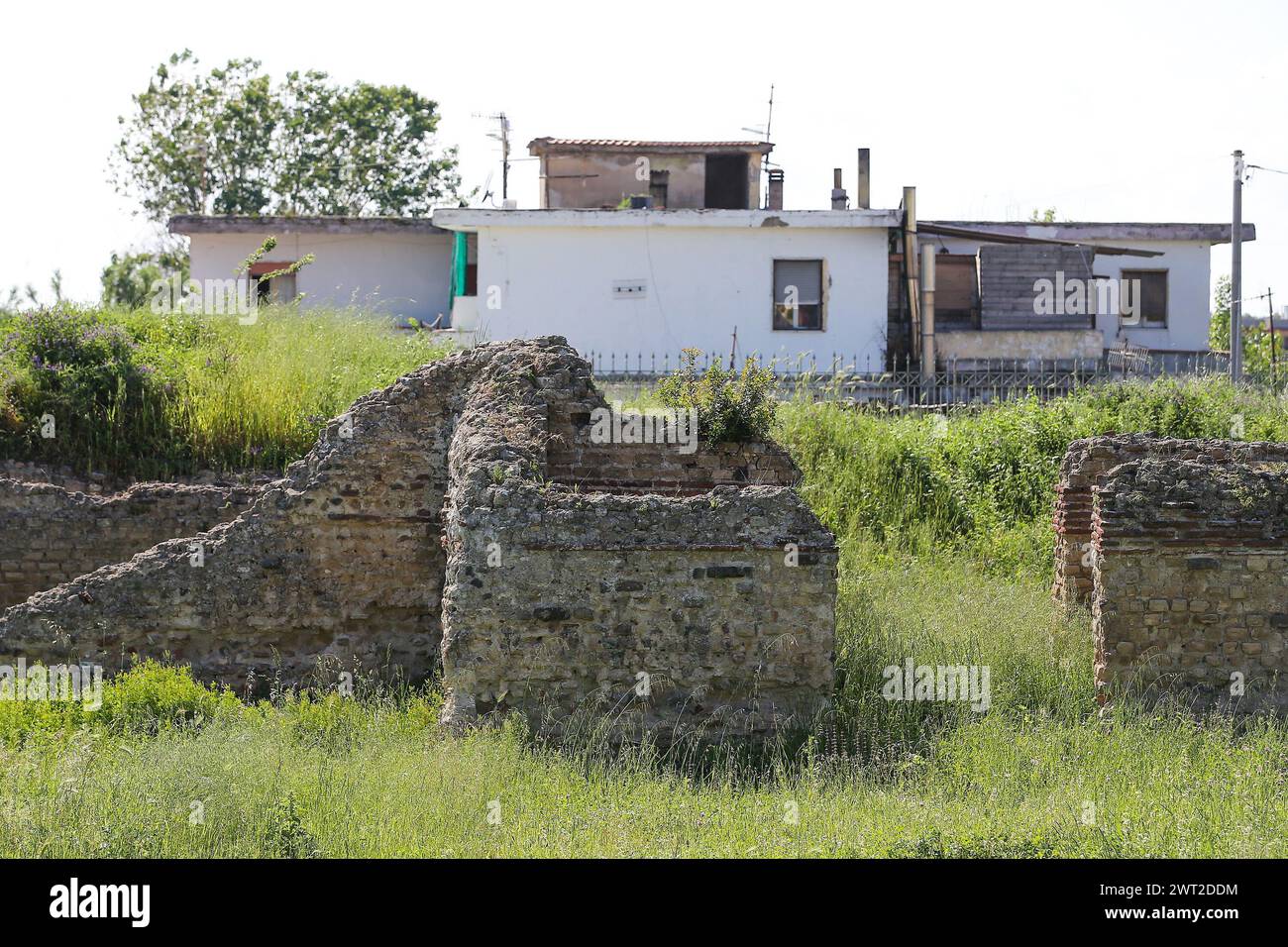 The ruins of the last house of Scipio the African, and probably the ...