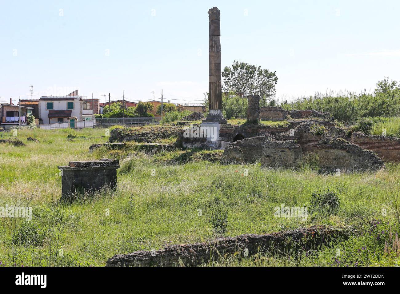 The ruins of the last house of Scipio the African, and probably the ...