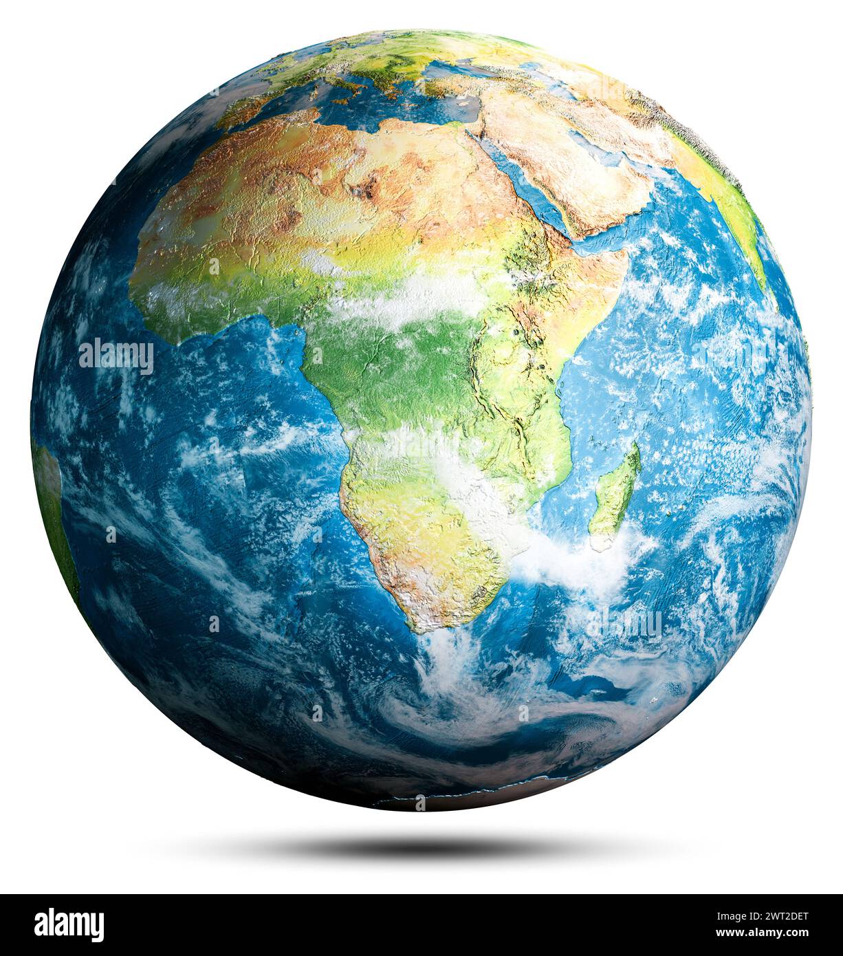 World globe map. Elements of this image furnished by NASA. 3d rendering ...