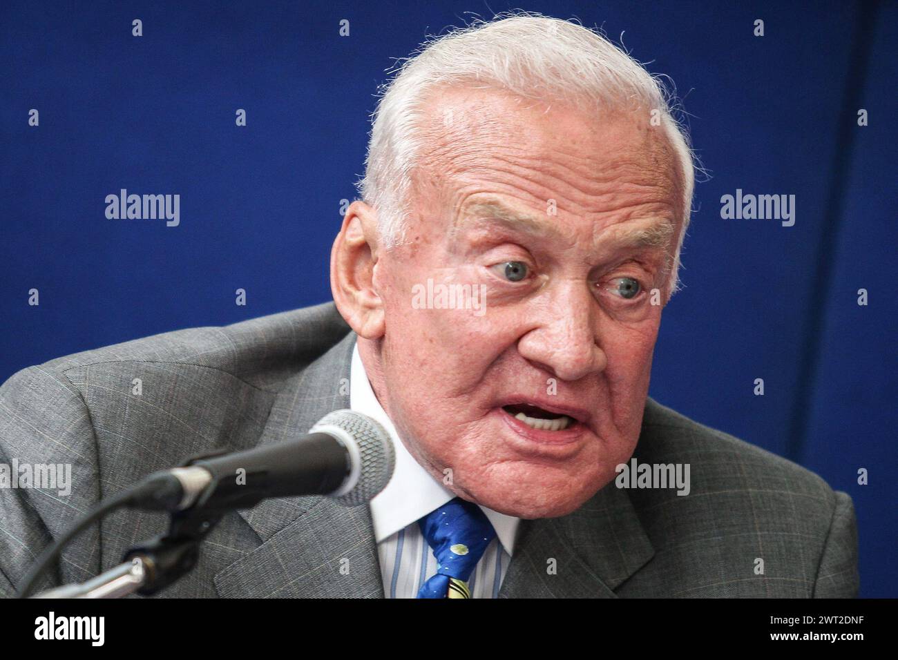 Buzz Aldrin, one of the famous astronauts who set foot for the first ...