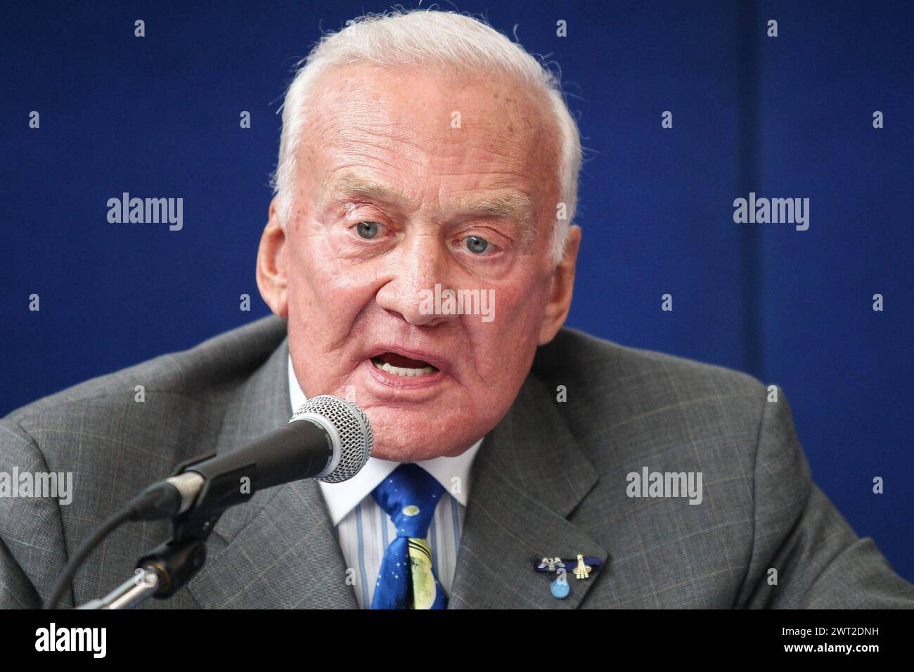 Buzz Aldrin, one of the famous astronauts who set foot for the first ...