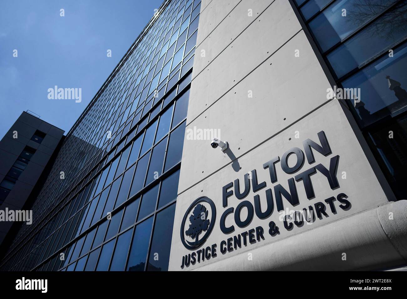 The Fulton County Superior Courthouse is seen, Thursday, March 14, 2024 ...