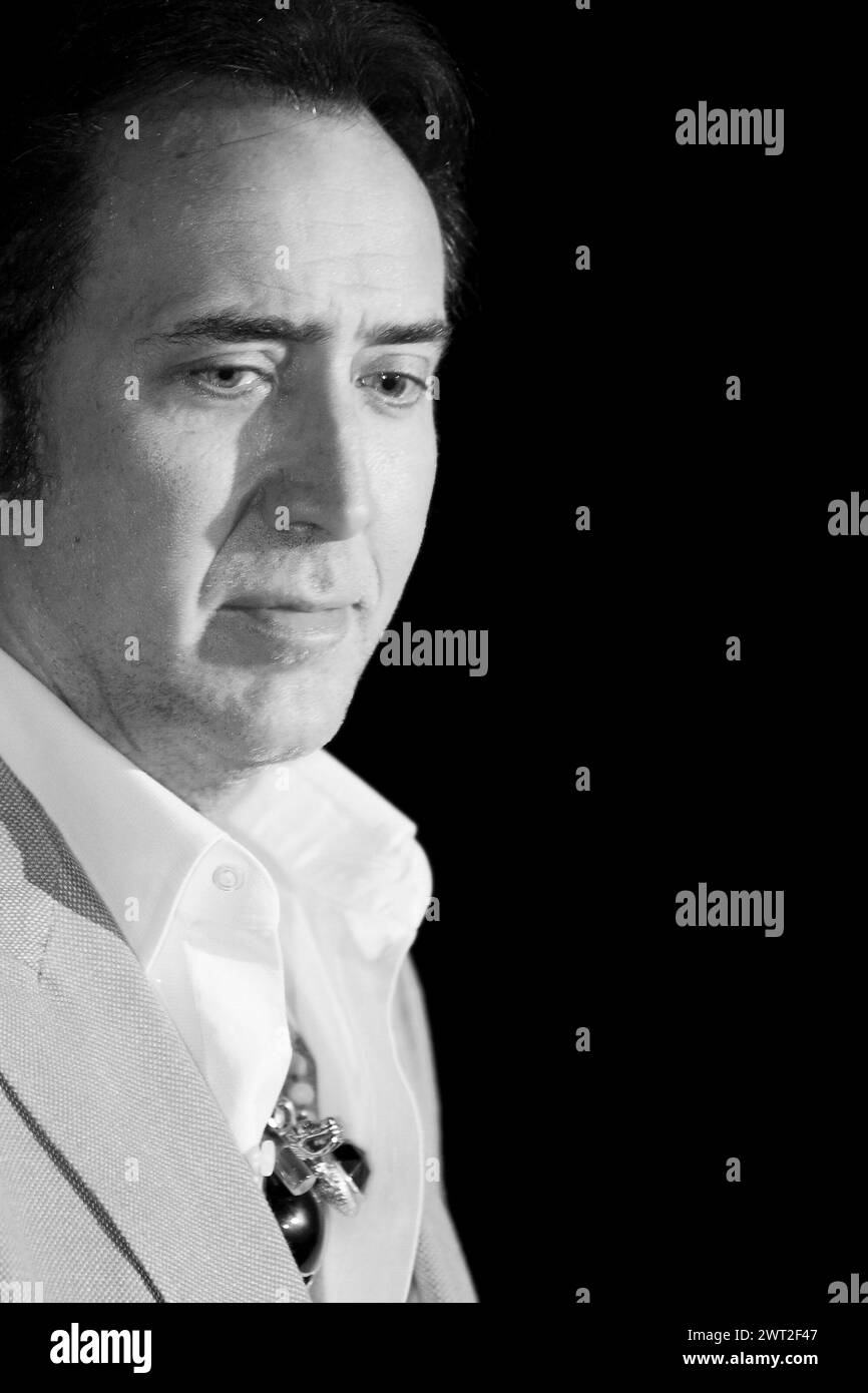 The actor Nicolas Cage during the Ischia Global Fest Stock Photo - Alamy