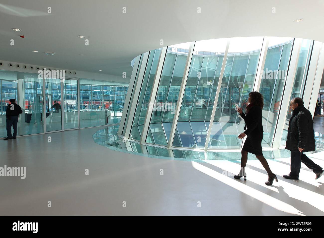 An internal view of the Sea Hospital, aka "Ospedale del Mare", a large ...
