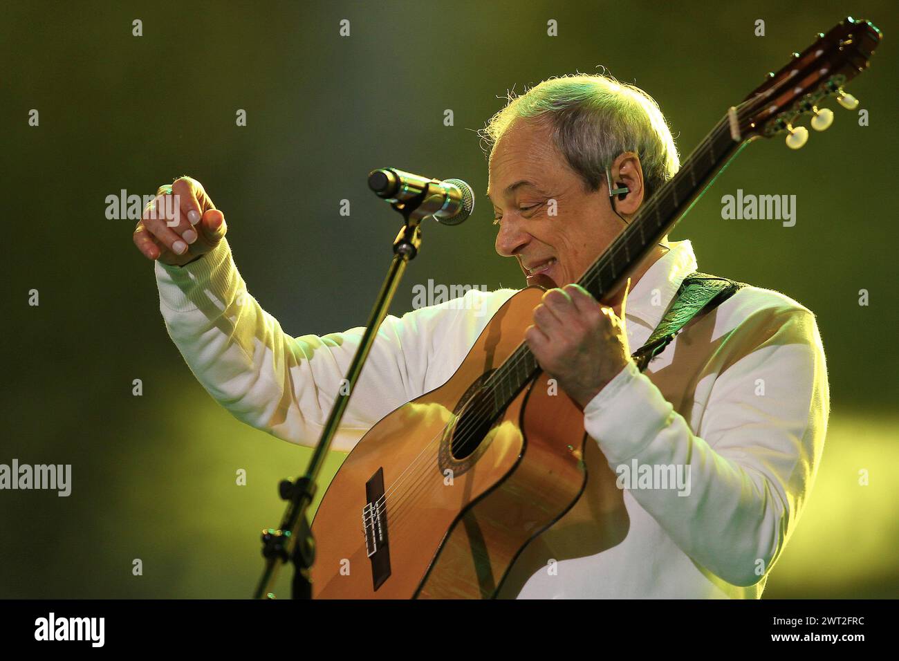 The brazilian singer Toquinho, during a concert in Naples Stock Photo ...