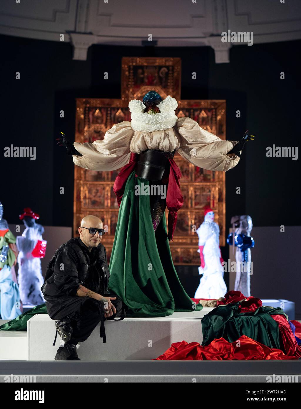 V&A, London, UK. 15th March, 2024. Fashion in Motion: Francesco Colucci ...