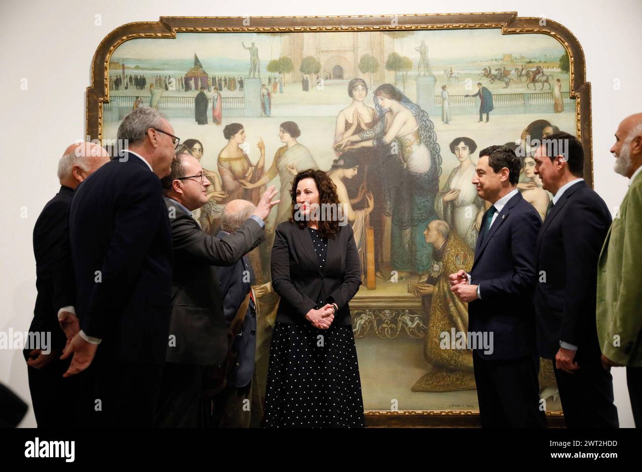 The president of the Junta de Andalucía, Juanma Moreno attends the ...