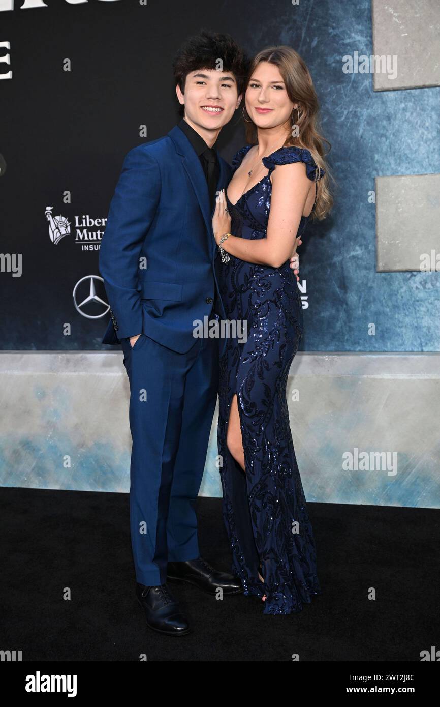 Photo by: zz/NDZ/STAR MAX/IPx 2024 3/14/24 Logan Kim and guest at the ...