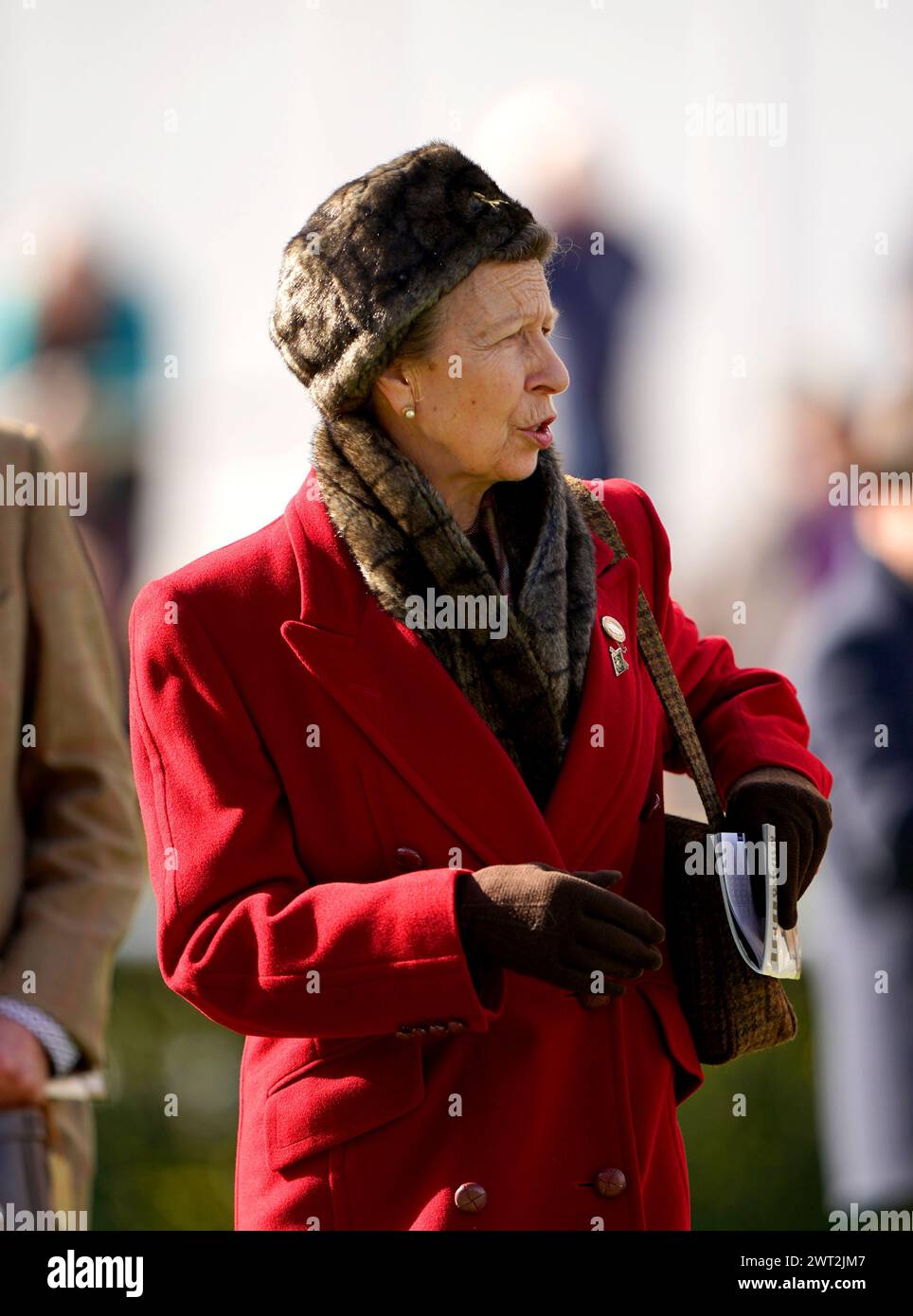 The Princess Royal on day four of the 2024 Cheltenham Festival at ...