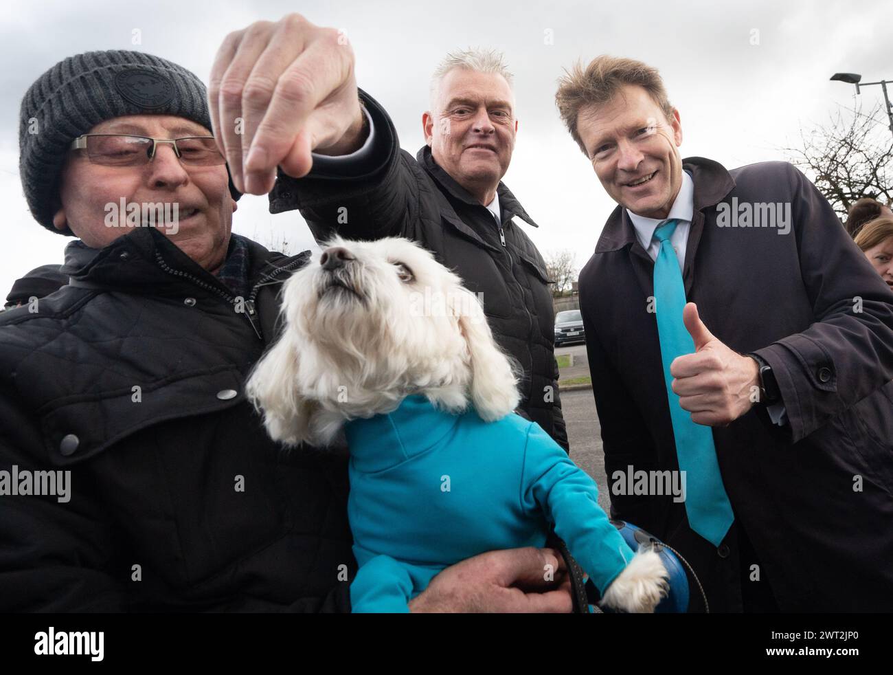 Reform UK leader Richard Tice (right) joins newly-defected former ...