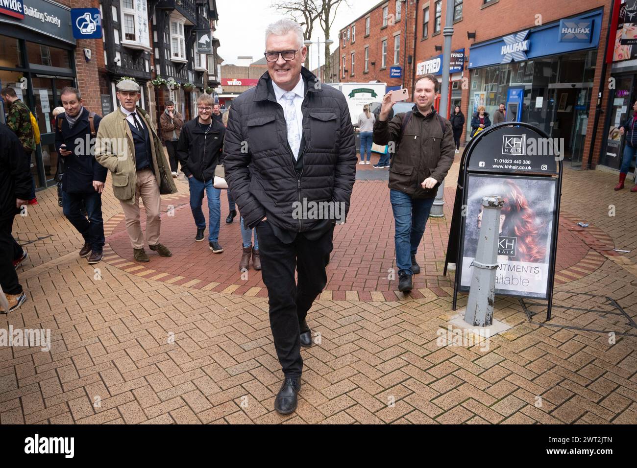 Newly-defected former Conservative deputy chairman Lee Anderson MP ...