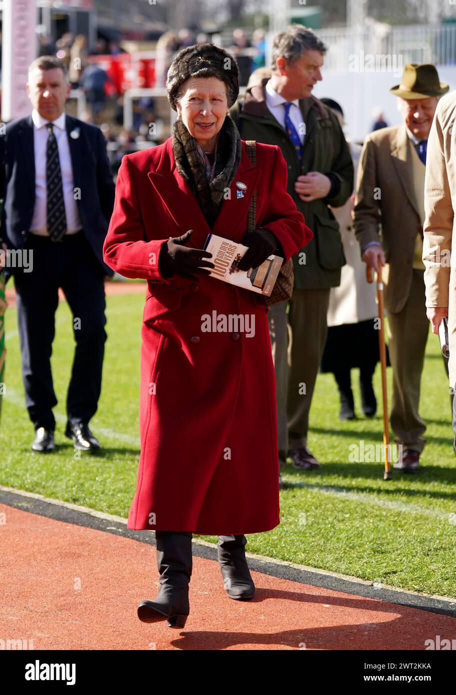 The Princess Royal on day four of the 2024 Cheltenham Festival at ...