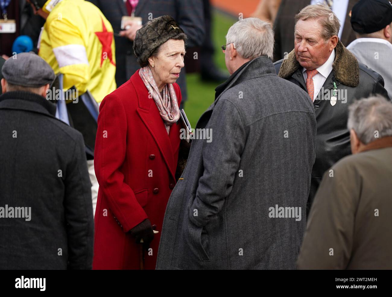 Sir Alex Ferguson speaking with the Princess Royal on day four of the ...