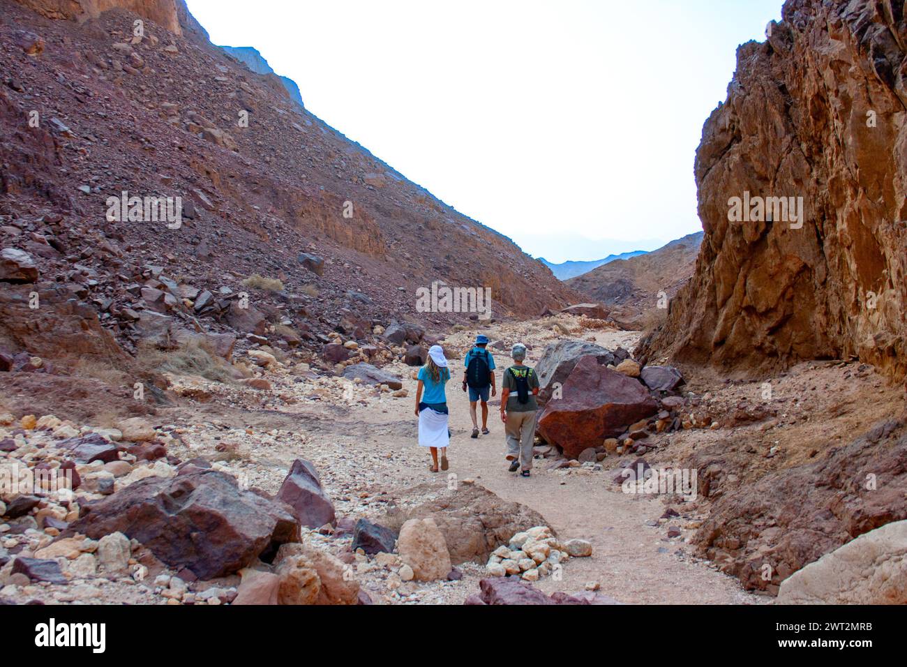 Hiking in the Negev Desert Israel Stock Photo - Alamy