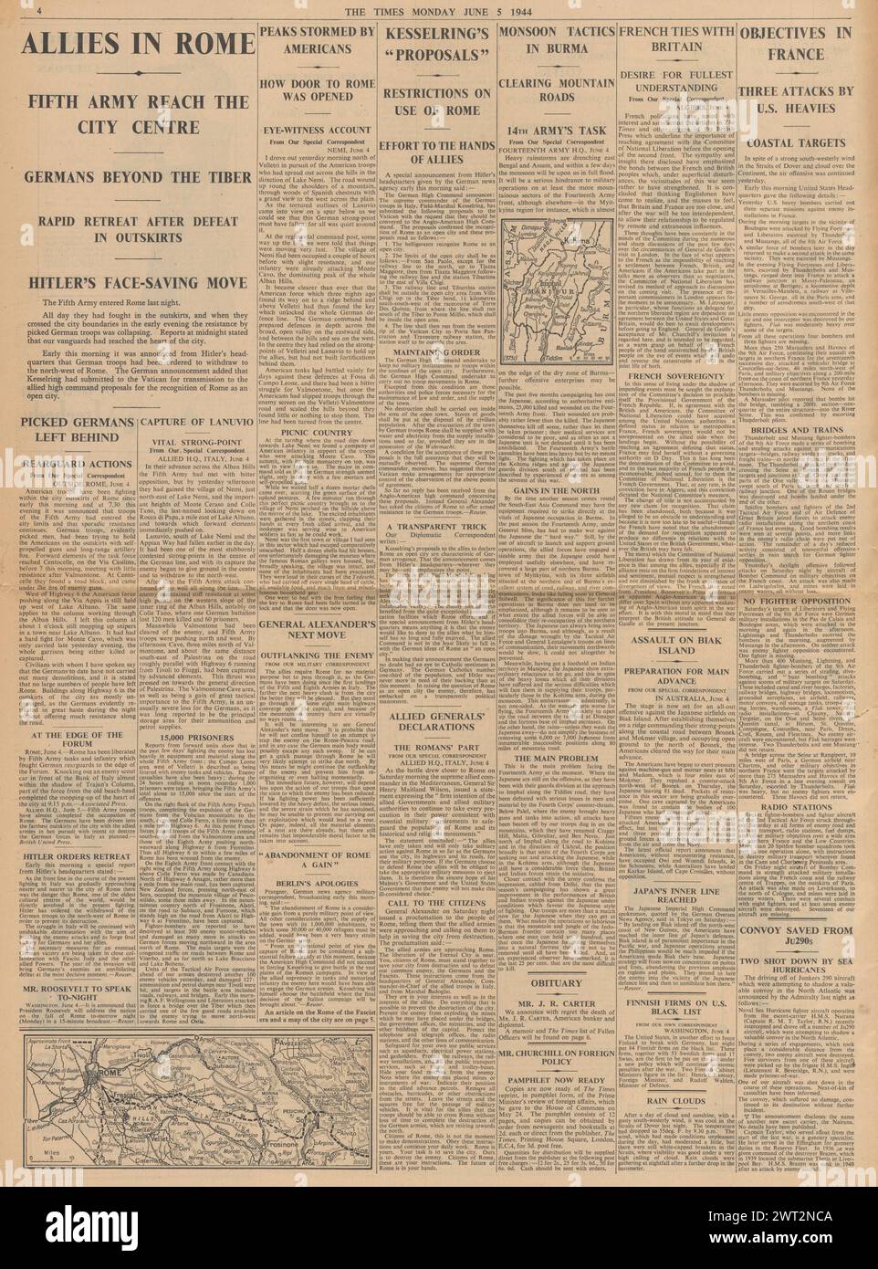 Pietro badoglio 1944 hi-res stock photography and images - Alamy