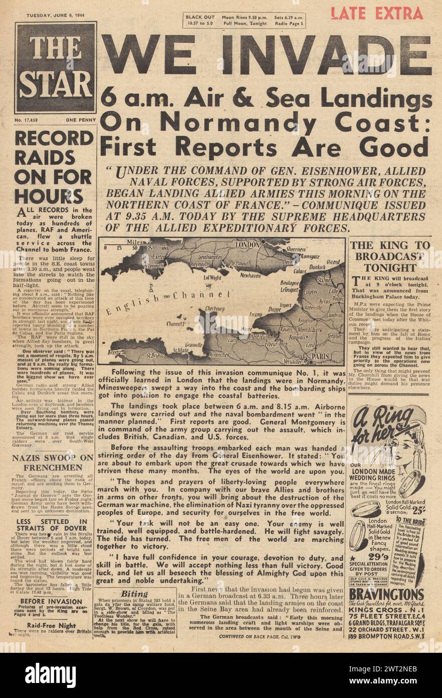 Reporting d day landings hi-res stock photography and images - Alamy