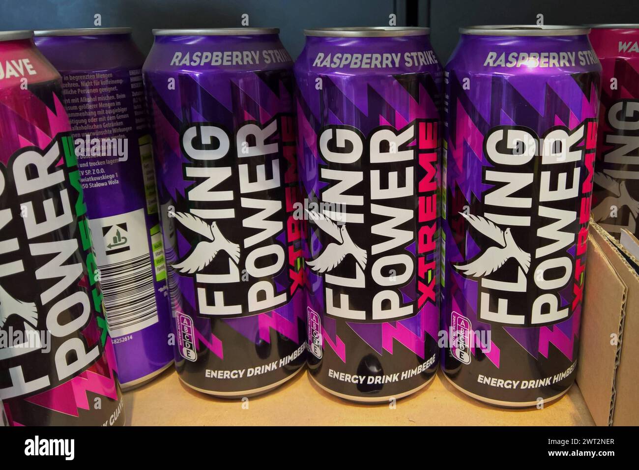 Flying Power bzw FlyingPower Energy Drink Himbeere - Raspberry Strike. Flying Power X-Treme ...