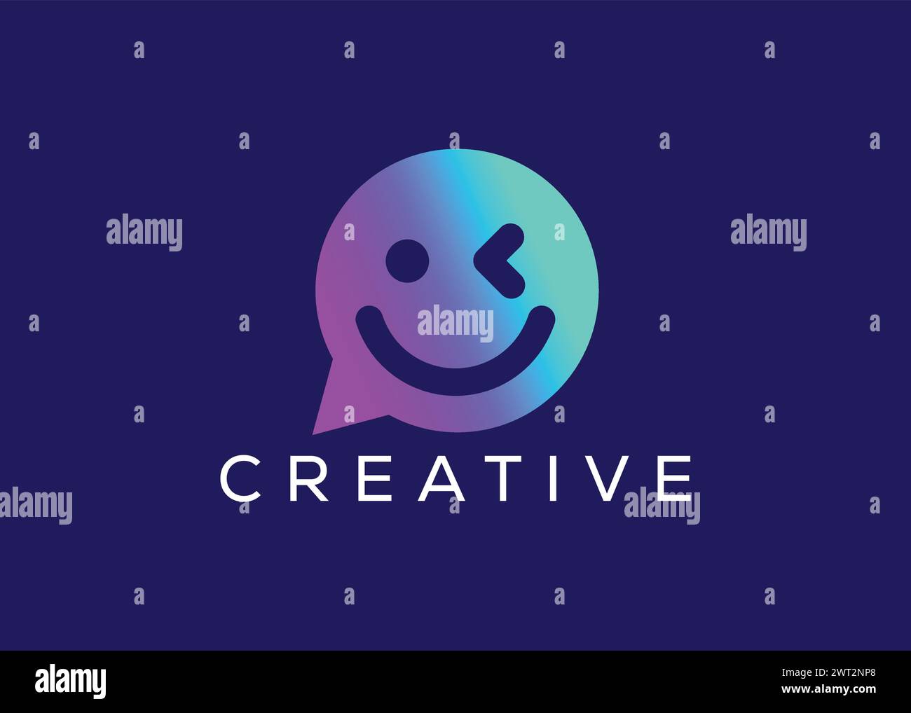 Chat bubble line color Stock Vector Images - Alamy